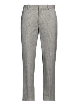 CIRCOLO 1901 Herringbone Cotton Elastane Tapered Fit Pants - Grey