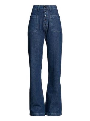 DEPARTMENT 5 High Waisted Cotton Elastane Jeans - Blue