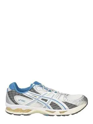 Asics Multicolor Low-top Sneakers With Mesh And Synthetic Material - Silver