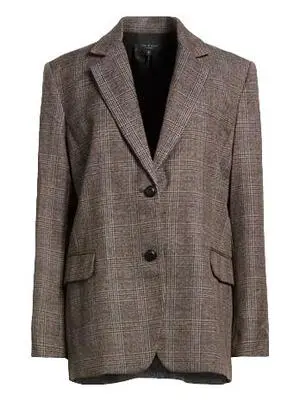 RAG & BONE RAG & BONE Wool Glen Plaid Single-Breasted Blazer