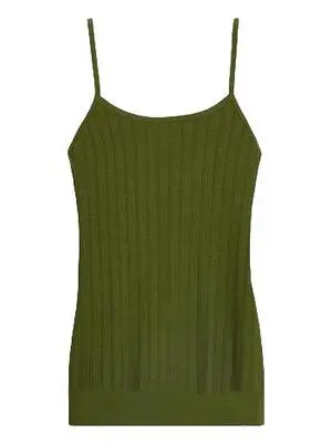 Majestic Filatures Sleeveless Lyocell Top - Military Green