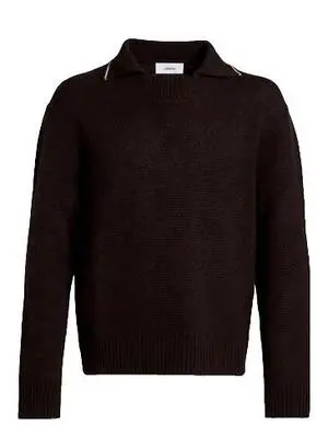 LARDINI Wool And Cashmere Knit Sweater - Brown