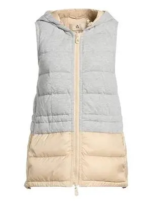 Peuterey Sleeveless Quilted Vest With Hood - Grey
