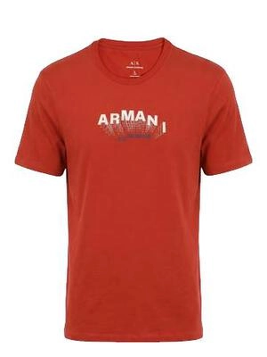 Armani Exchange T-shirt Size Cotton, Elastane - Orange