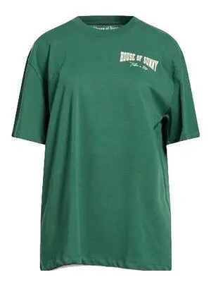HOUSE OF SUNNY Organic Cotton T-shirt With Logo Print - Green