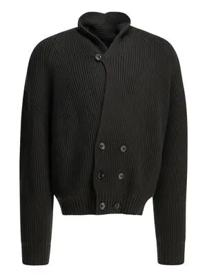 TOM FORD Double-breasted Cashmere Cardigan With Shawl Collar - Grey