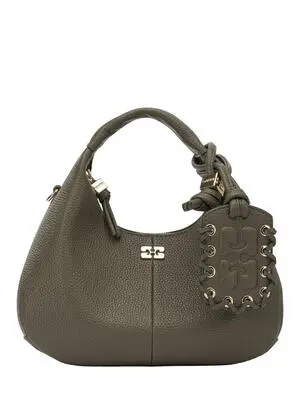 GANNI Hobo Small Hand Bag - Green