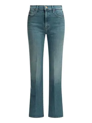 MOTHER The Kick It Straight Leg Jeans - Blue