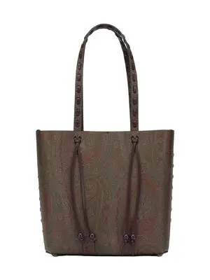 Etro Essential Paisley Jacquard Small Shoulder Bag - Brown