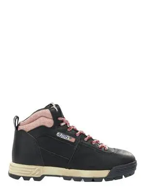AUTRY Malga' Leather Combat Boots - Black