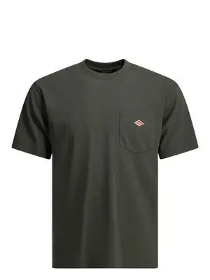 DANTON Pocket Crewneck T-shirt - Grey