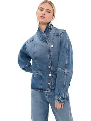 Isabel Marant Étoile Dolie Denim Jacket - Light Blue