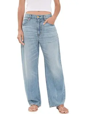 JAMIE HALLER The Crop Loose Jeans - Deep Blue