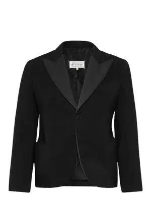 MAISON MARGIELA Wool Blazer - Black