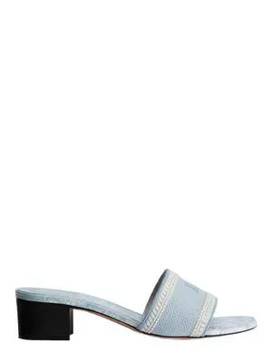 Dior Riviera Dway Heeled Slide - Multicolor
