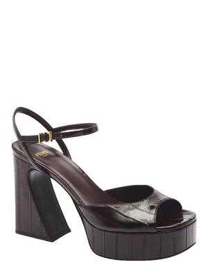Fendi Arco Platform Sandal - Brown