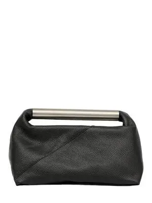MAISON MARGIELA Leather Handbag With Top Handle - Black