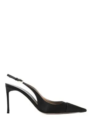 TOM FORD Slingback Pumps With Crystal Embellishments - Black