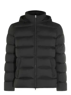 Herno Hooded Down Jacket - Gray