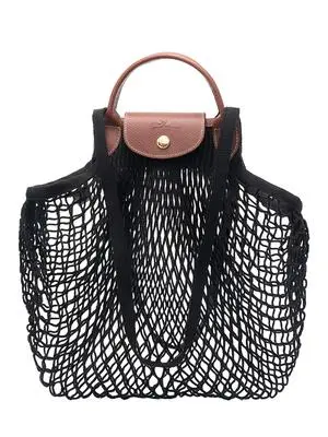 Longchamp Le Pliage Filet Bag - Black