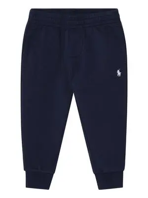 Polo Ralph Lauren Navy Embroidered Cotton Blend Joggers - Blue