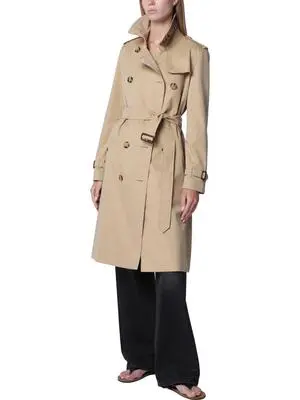 Burberry Long Kensington Heritage Trench Coat - Beige