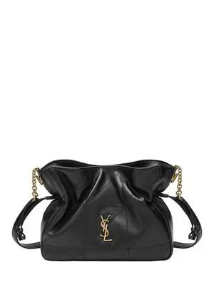 Saint Laurent Saint Laurent Jamie Pouch In Lambskin Leather Black