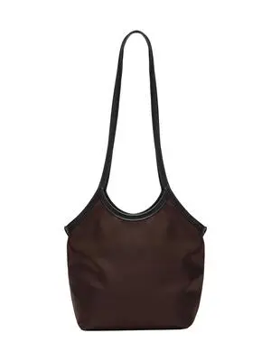 VALESQUE Small Cami Tote Bag In Nylon - Brown