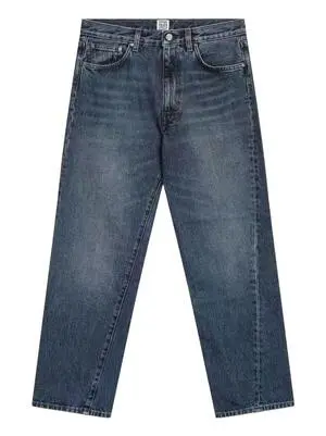 TOTEME Washed-effect Straight-leg Jeans - Blue