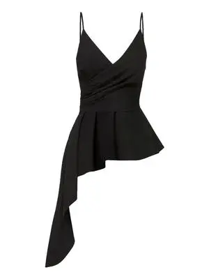 VERONICA BEARD Veronica Beard Solange Asymmetric Peplum Blouse