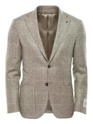 Corneliani Check Single-breasted Blazer - Neutrals