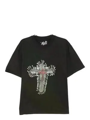 MELT Graphic-print T-shirt - Black