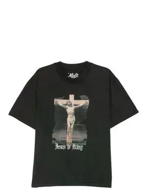 MELT Graphic-print T-shirt - Black