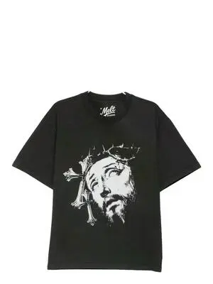 MELT Graphic-print T-shirt - Black