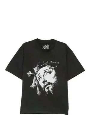 MELT Graphic-print T-shirt - Black