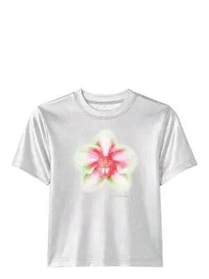 Casablanca Glitch Orchid T-shirt - Silver