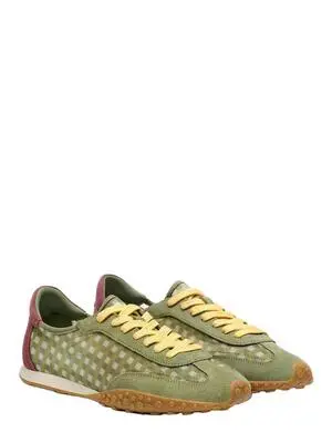 HOFF Bridge Gingham-pattern Panelled Sneakers - Green