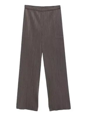 Issey Miyake June" Pleated Trousers - Grey