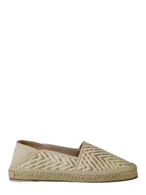 Manolo Blahnik Woven Espadrilles - Neutrals