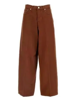 HAIKURE Wide-leg Jeans - Brown