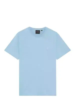 LYLE & SCOTT Embroidered-logo Cotton T-shirt - Blue