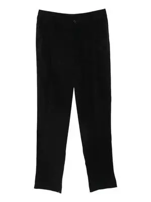 Giorgio Armani Straight-leg Tailored Trousers - Black