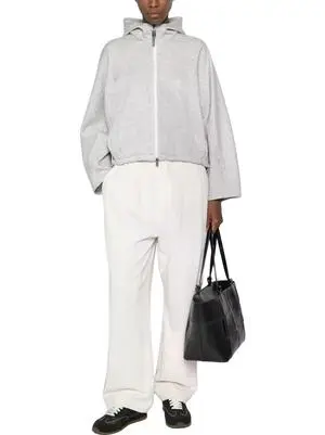 Brunello Cucinelli Jersey Zip-up Hoodie - Grey
