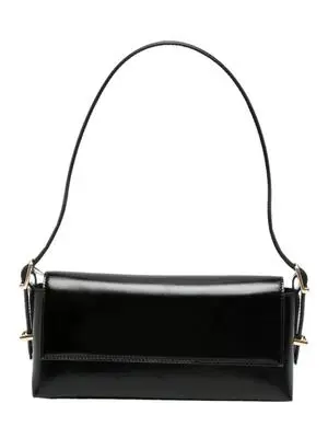 Simkhai Atlas Moto Leather Shoulder Bag - Black