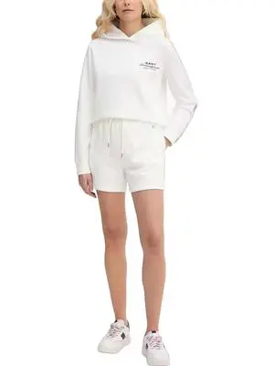 Gant Logo Embroidered Hoodie - Neutrals