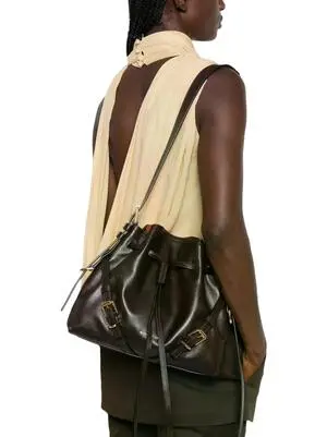 Givenchy Small Voyou Bucket Bag - Brown