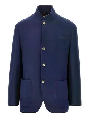 BRUNELLO CUCINELLI Mandarin-collar Jacket