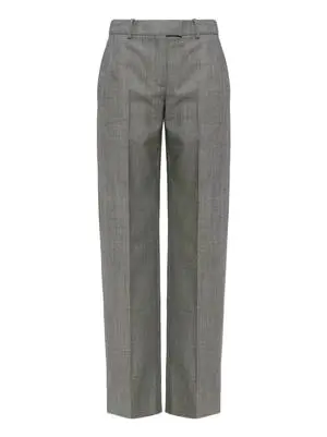 Alexander McQueen Tailored Wool Trousers - Grey