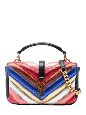 Saint Laurent Monogram College Satchel - Multicolour