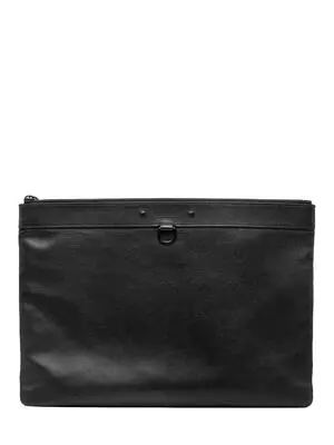LOUIS VUITTON Monogram Shadow Discovery Pochette Clutch Bag - Black